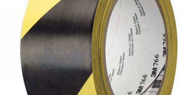 3M 766İ Vinil Bant 50Mmx33M Sarı-Siyah 12 Adet